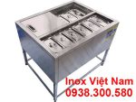 Thùng Đá Inox Có Khay Topping TD-TP12 - Inox Việt Nam