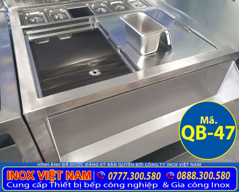 Hệ Quầy Pha Chế Inox QB-47 - Inox Việt Nam