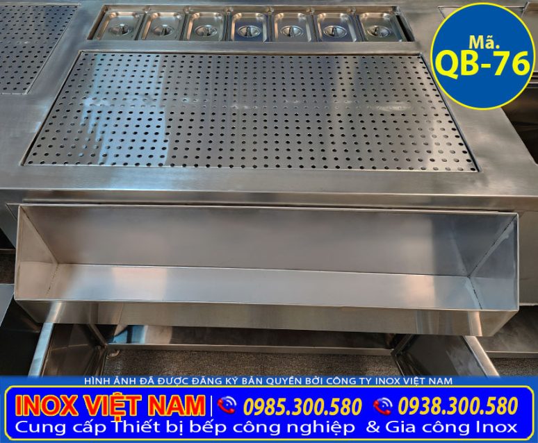 Quầy Pha Chế Inox 304 QB-76 - Inox Việt Nam